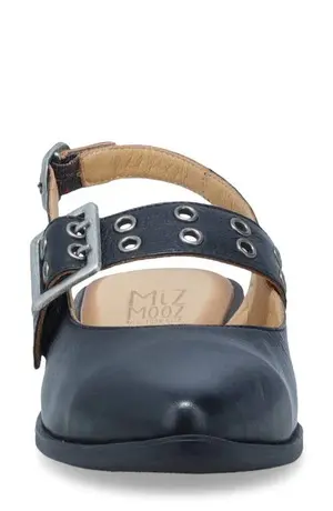 Miz Mooz Slingback Mary Jane - Black