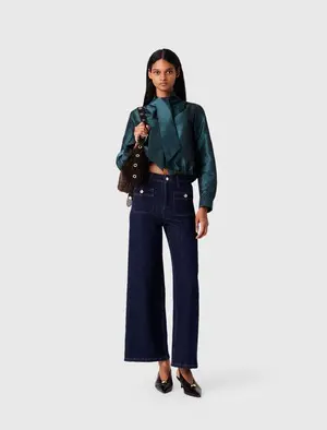 Maje Oversized Jeans For Women