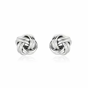 THE LOVERY FINE JEWELRY Polished Knot Stud Earrings