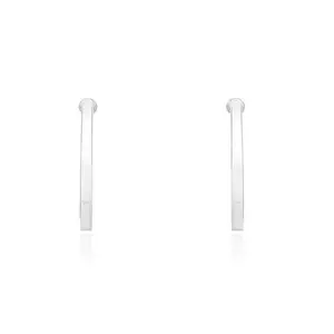THE LOVERY FINE JEWELRY Square Tube Hoop Earrings