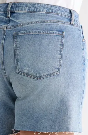 Kut From The Kloth Hailey High-waist Denim Bermuda Shorts