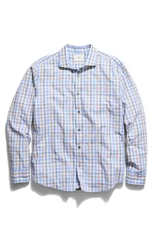 Billy Reid Hutcheson Tattersall Plaid Button-up Shirt - Blue Multi
