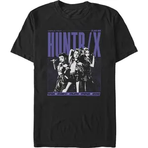 KPOP DEMON HUNTERS Huntrix World Tour T Shirt - Black