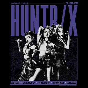 KPOP DEMON HUNTERS Huntrix World Tour T Shirt