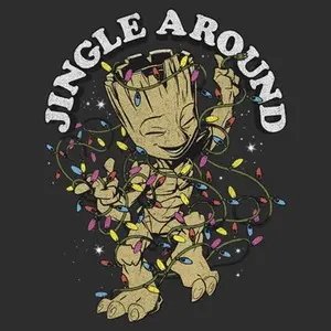 GUARDIANS OF THE GALAXY Groot Jingle Around Graphic T-shirt
