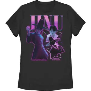 KPOP DEMON HUNTERS Jinu Saja Collage Graphic T-shirt