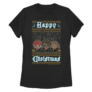 HARRY POTTER Happy Christmas Graphic T-shirt