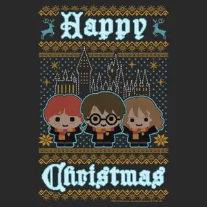 HARRY POTTER Happy Christmas Graphic T-shirt