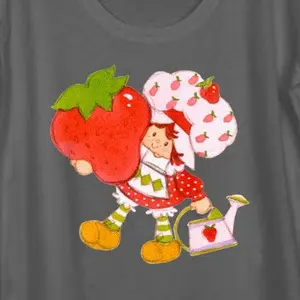 STRAWBERRY SHORTCAKE Graphic Scoop Neck T-shirt