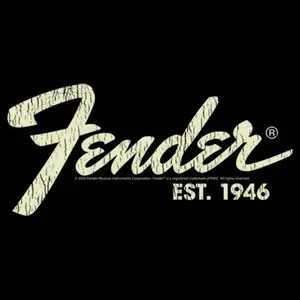 FENDER Distressed Logo Short Sleeve Graphic T-shirt