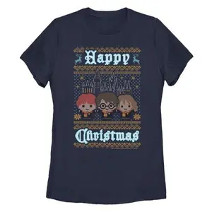 HARRY POTTER Happy Christmas" Ugly Sweater Graphic T-shirt