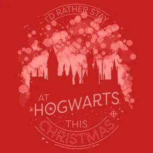 HARRY POTTER Hogwarts Christmas Graphic T-shirt