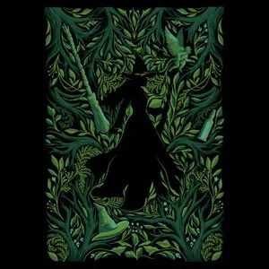 WICKED: FOR GOOD Elphaba Silhouette Graphic T-shirt
