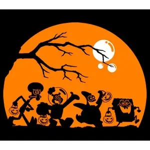 SPONGEBOB SQUAREPANTS Halloween Trick Or Treat Graphic T-shirt