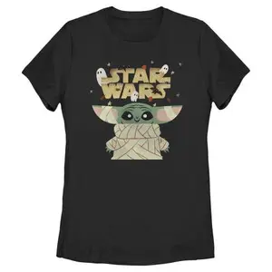 STAR WARS: THE MANDALORIAN Star Wars The Mandalorian Grogu Mummy Halloween Graphic T-shirt