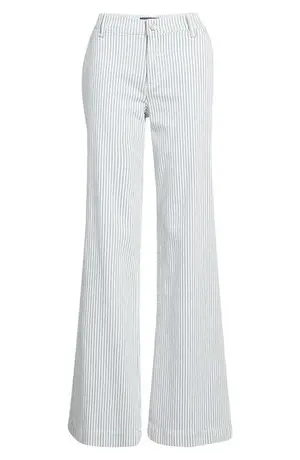 Kobi Halperin Keren Stripe Wide Leg Pants - Ivory Multi