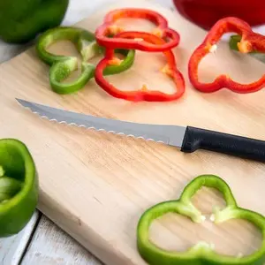 RADA Cutlery 5-inch Tomato Slicer Stainless Steel Serrated Blade