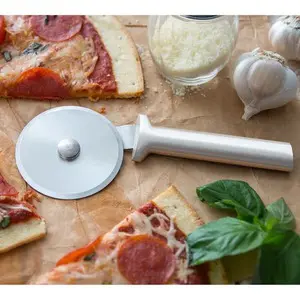 RADA Cutlery Pizza Cutter Stainless Steel Wheel - Silver