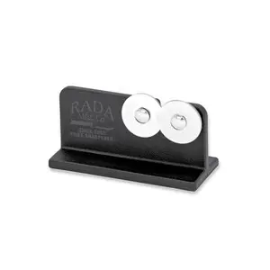 RADA Cutlery Quick Edge Knife Sharpener Stainless Steel Wheels - Black