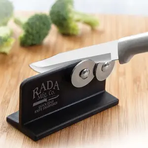 RADA Cutlery Quick Edge Knife Sharpener Stainless Steel Wheels