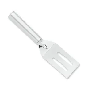 RADA Cutlery 3.375-inch Slotted Turner Spatula - Silver