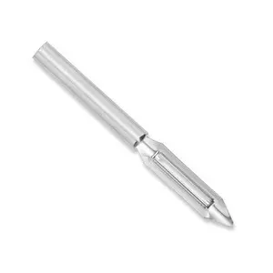 RADA Cutlery 2-inch Deluxe Vegetable Peeler With Straight Blade - Silver