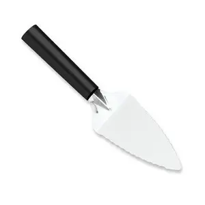 RADA Cutlery Serrated Pie Server Stainless Steel Face - Black
