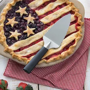 RADA Cutlery Serrated Pie Server Stainless Steel Face