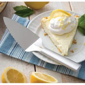 RADA Cutlery Serrated Pie Server Stainless Steel Face - Silver