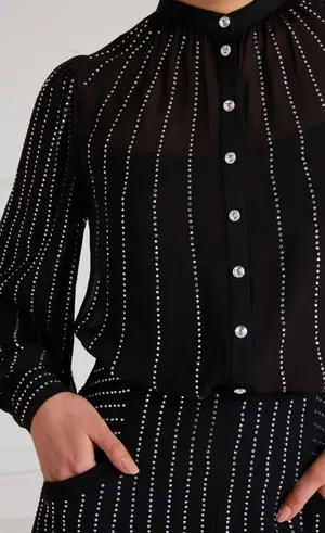 TEMPERLEY LONDON Villanelle Shirt - Black