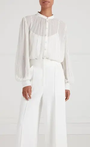 TEMPERLEY LONDON Villanelle Shirt - Ivory