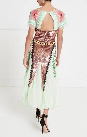 TEMPERLEY LONDON Talia Embroidered Dress