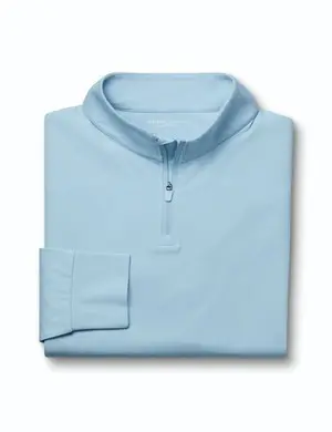 CHARLES TYRWHITT Performance Zip Neck