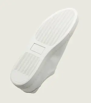 Jack Erwin Wesley Suede Leather Low-top Sneakers - White Leather