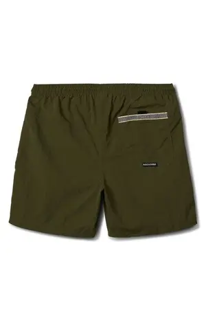 MAUI & SONS Skyburn Adventure Drawstring Shorts - Olive