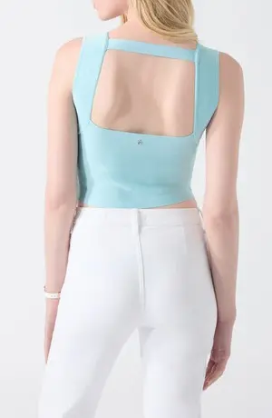 Guess Sleeveless Crop Top - Navy