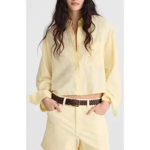 Women's Cropped Cotton Shirts