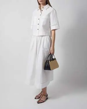 WAKAKUU Cropped Shirt