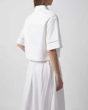 WAKAKUU Cropped Shirt