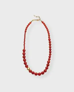 Anni Lu Float Necklace Red