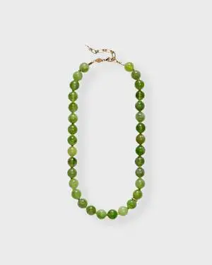 Anni Lu Necklace With Jade And Pearl