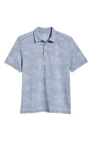 Tommy Bahama Costa Wave Twilight Canopy Seersucker Stripe Islandzone® Polo - Tidal Tempest