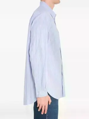 THE ROW Striped Patch-pocket Shirt