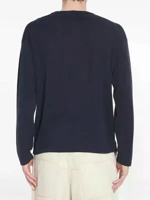 ROBERTO COLLINA Ribbed Crewneck Sweater