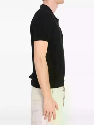 ROBERTO COLLINA Ribbed Patch Pocket T-shirt - Black