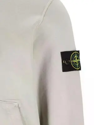 Stone Island Zip Logo Hoodie