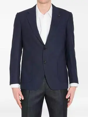 LARDINI Classic Lapels Virgin Wool Jacket