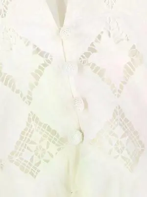 Isabel Marant Étoile Nina Ruffled V-neck Blouse - Neutrals