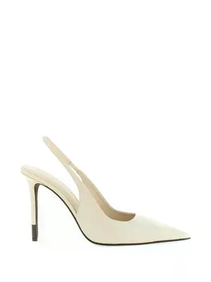 Brunello Cucinelli Pointed Monile Leather Pumps