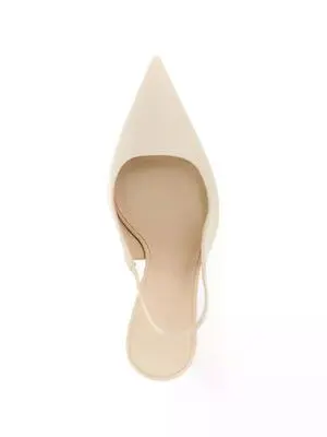 Brunello Cucinelli Pointed Monile Leather Pumps